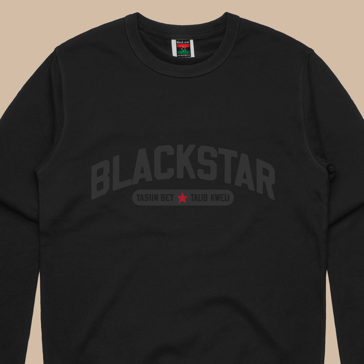 Varsity Crewneck Sweatshirt (Black) – Black Star